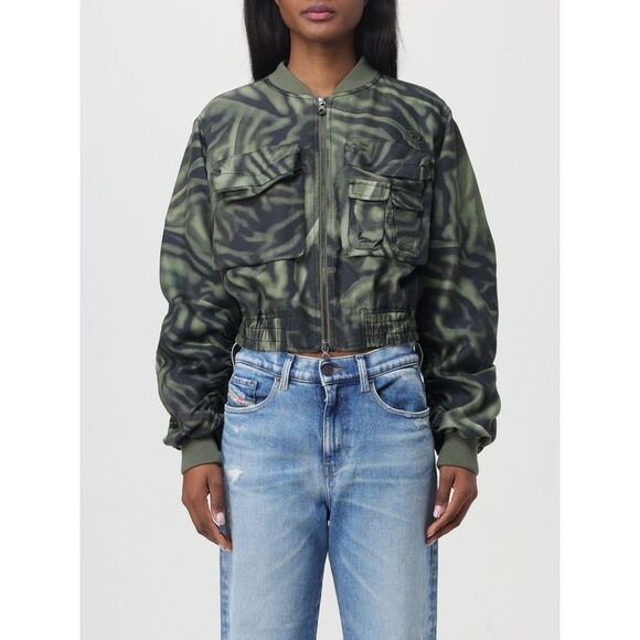 Diesel | Jackets & Coats | Diesel Jacket Woman Military | Poshmark